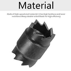 14-Pack Spot Weld Cutter Sets Double Sided, 3/8" HSS Spot Weld Cutter Remover Drill Bits Hex Sheet Metal Hole Cutter Remover for Power Drill Spot Welding