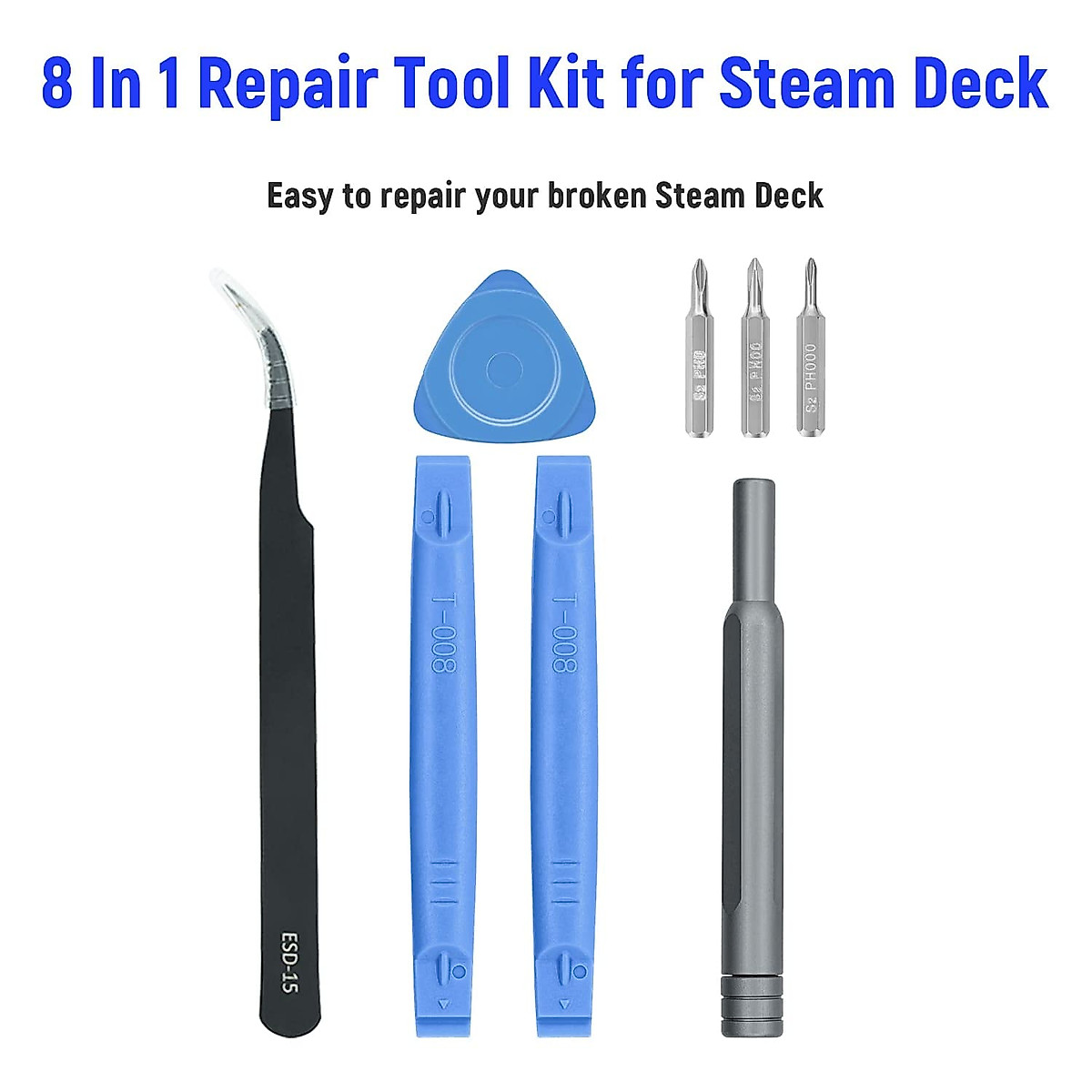 Wigearss Repair Kit with Opening Tool for Steam Deck