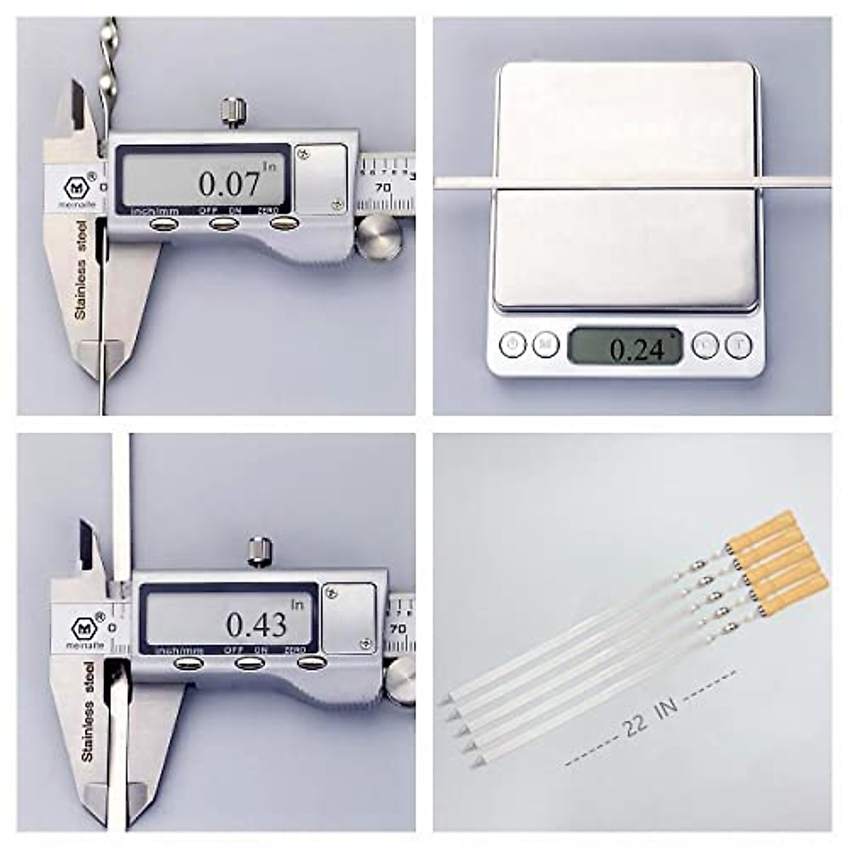 Large Size Kabob Skewers 22 inch Flat Metal BBQ Barbecue Skewer Wooden Handle Stainless Steel Shish Kabob Stick Wide Reusable Grilling Set Meat Shrimp Chicken Vegetable Kebab Fork Sausage-12PCS