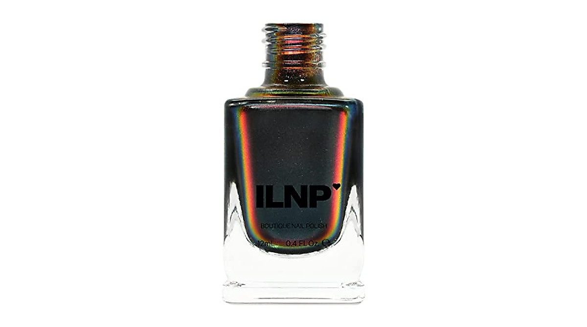 ILNP Eclipse Nail Polish - Transforming Black to Red