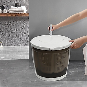 Giciashop Portable Washing Machine,12L 2 in 1 Manual Washing and Drying Mini Washing Machine,Suitable for Underwear,Socks,Baby Clothes,Pet Clothes