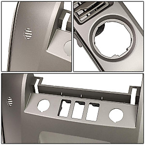 DNA Motoring ZTL-Y-0147 Center Dash Audio A/C Vent Surround Bezel Instrument Panel Bezel Cover Lid