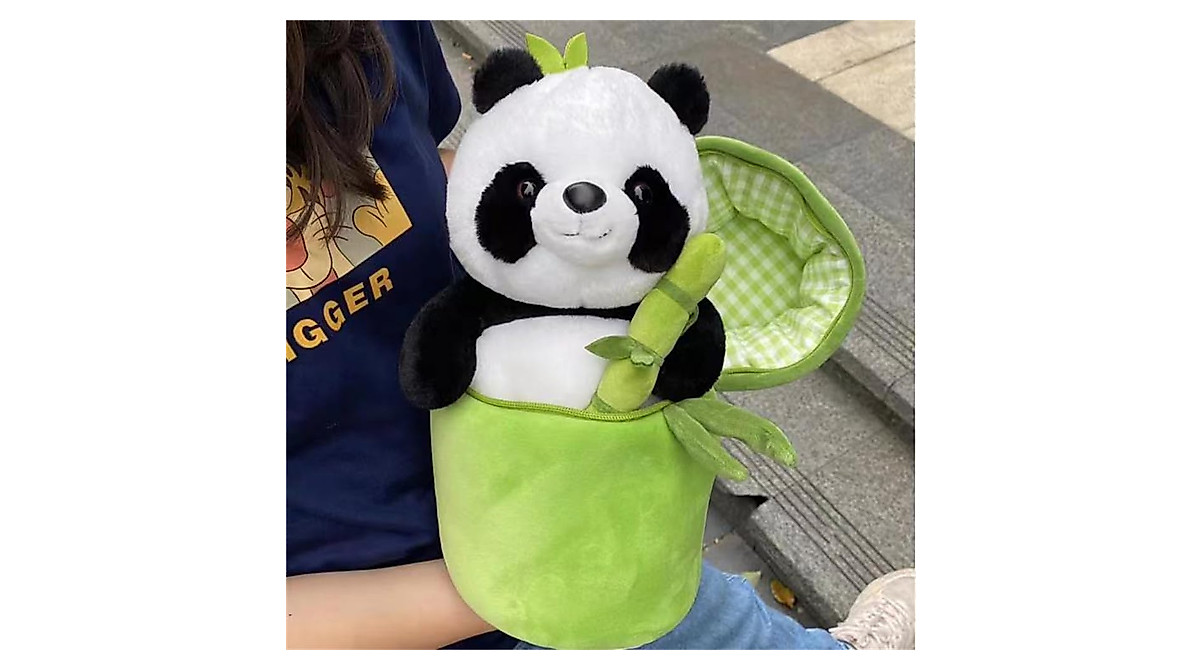 Cute Bamboo Panda Plush Toy - Perfect Gift for Kids