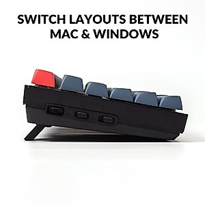 Keychron K8 Pro Wireless Custom Mechanical Keyboard, QMK/VIA Programmable Bluetooth/Wired White Backlight Tenkeyless with Hot-swappable Gateron G Pro Brown Switch Compatible with Mac Windows Linux