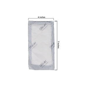 Bits N Things White Foam Trays with Absorbent Pads, Disposable Standard Supermarket Meat Poultry Frozen Food Trays - Pack of 20