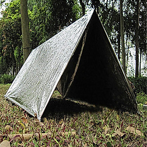 Crisonky Emergency Mylar Thermal Blankets, Designed for Outdoors, Survival Reflective Thermal First Aid Foil Blanket