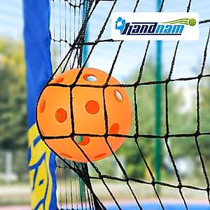 Premium Pickleball Net, 22FT Regulation Size Portable Pickleball Net, Pickle Ball Net System with Carrying Bag for Driveway Backyard Outdoor Indoor