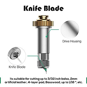 Knife Blade and Drive Housing for Cricut Maker Cricut Tool Set-Perfect for Balsa Wood, Mat Board, Chipboard and More