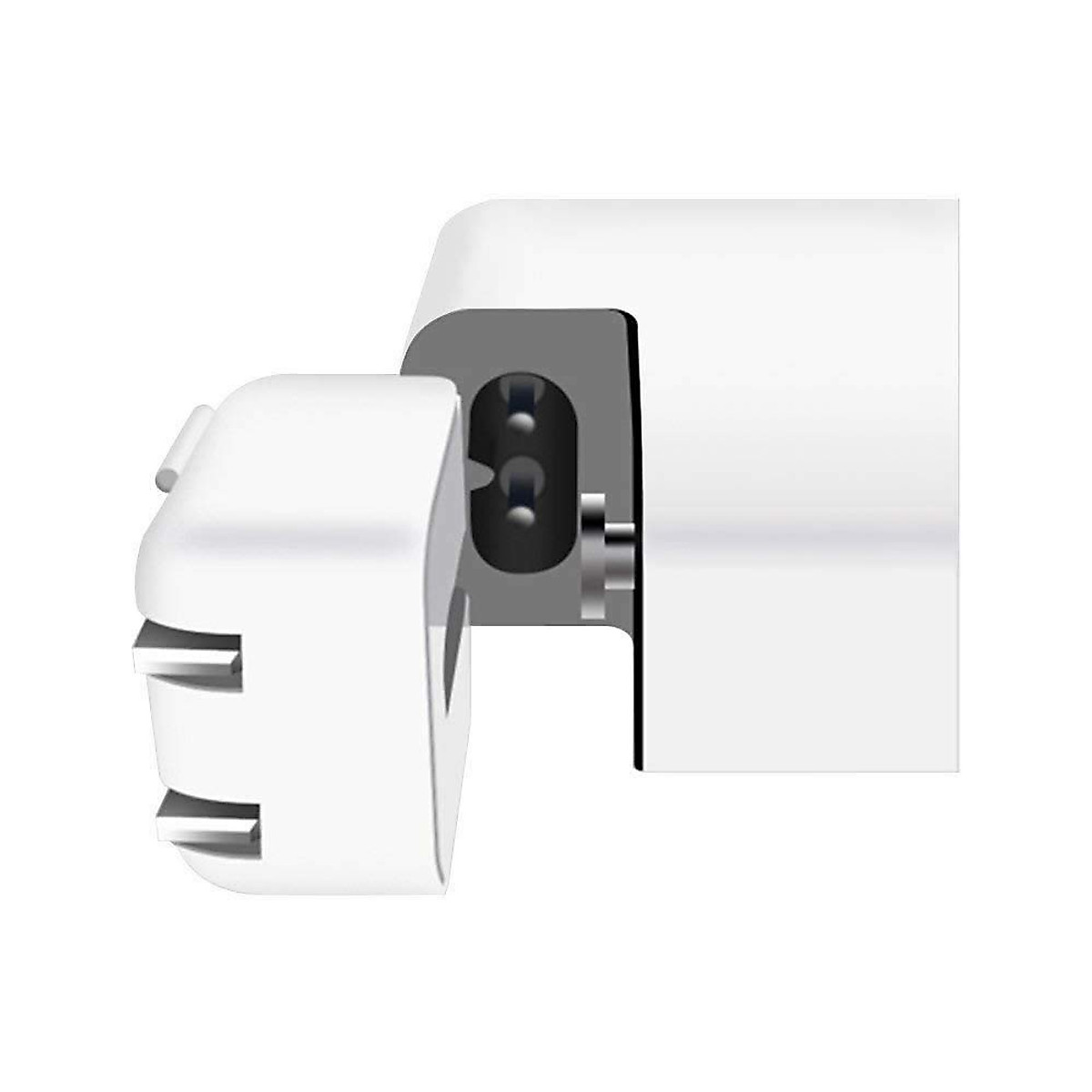 REYAER AC Wall Adapter Plug Duckhead US Wall Charger AC Cord US Standard Duck Head for McBook Maci Book/Phone/Pod AC Power Adapter (1 -Pack)