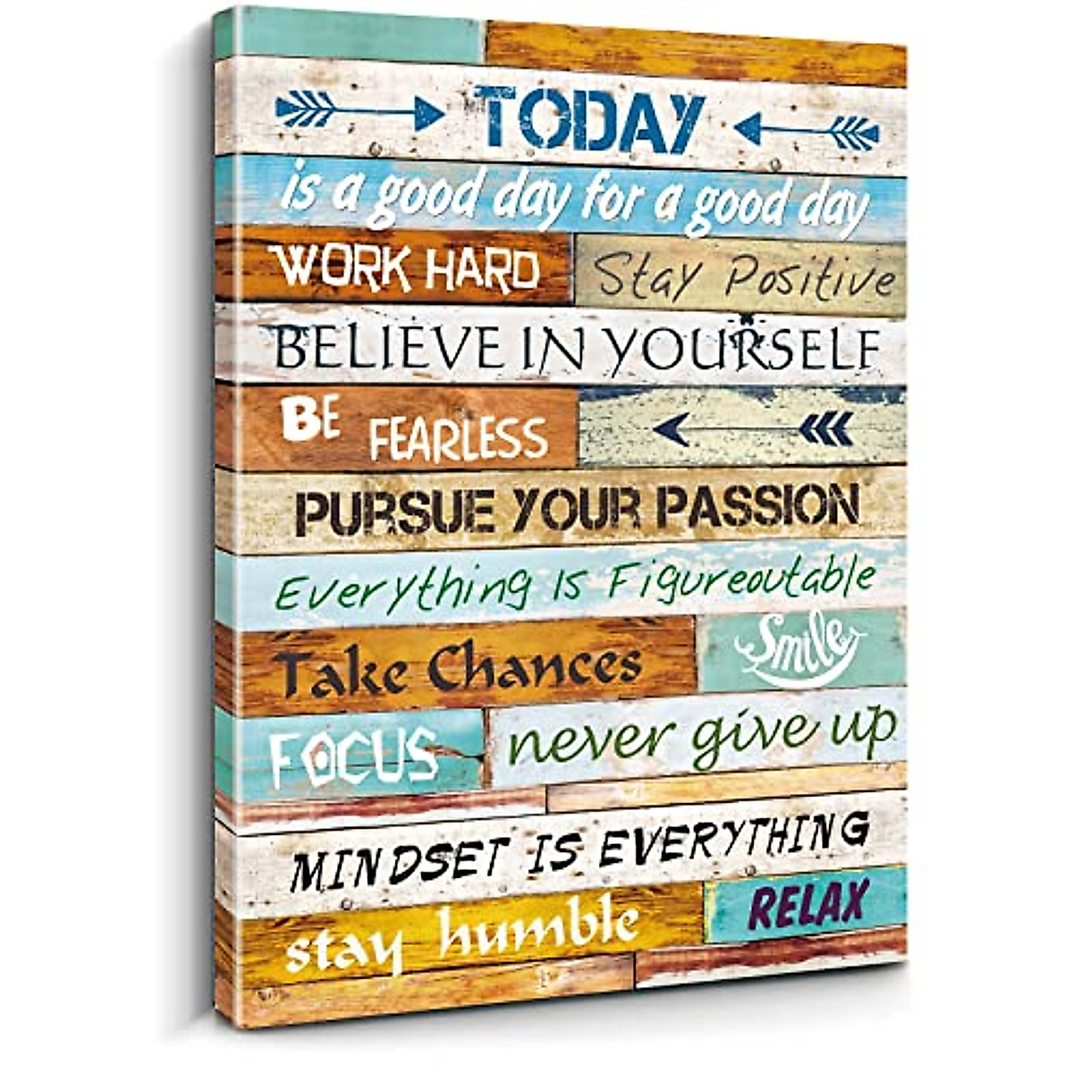 Inspirational Canvas Wall Art for Office, Home Office Wall Decor for Women, Quotes Wall Decor for Bedroom Living Room 12" X 16"