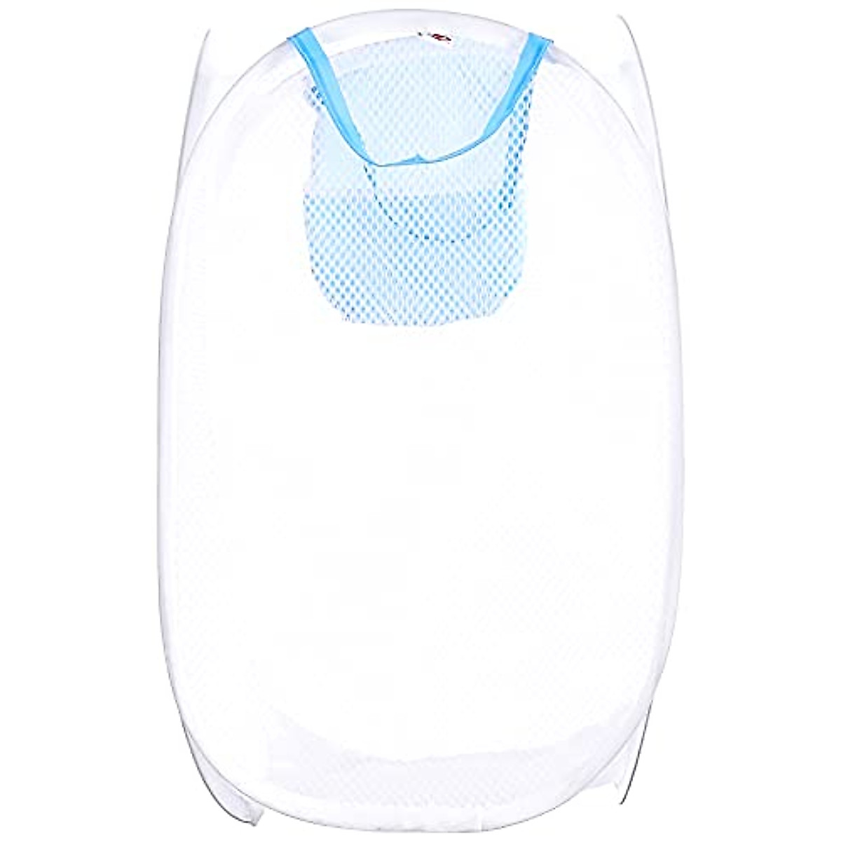 Clorox Pop Up Laundry Basket – Lightweight Mesh, 23”x14” | Odor Protection Keeps Clothing Smelling Fresh | Collapsible Easy Storage | Portable, Folding Clothes Hamper with Side Pocket