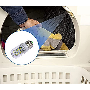 MMBGJKG Refrigerator Light Bulb 5W,5304511738 Refrigerator LED Light Bulb, Refrigerator PS12364857 AP6278388 4584444,120V E26 Daylight White LED Refrigerator Light Appliance Bulbs (2)