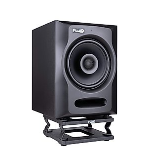 Fluid Audio DS8: Decoupling Adjustable Monitor Stand for 6-8" Speaker Loaded Studio Monitors