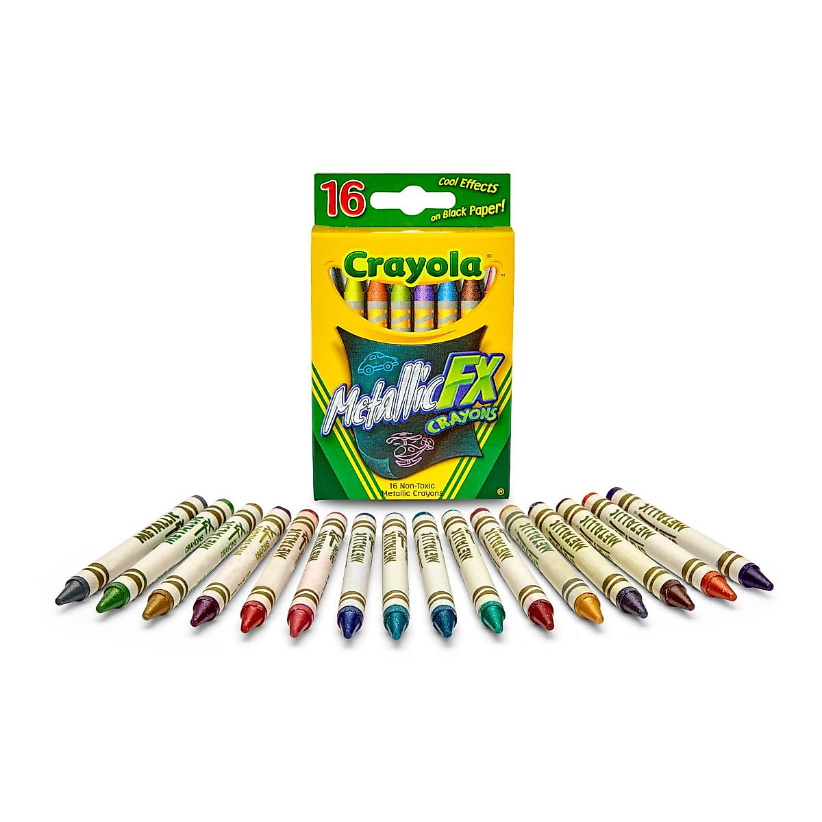 Crayola Uni-Creatures & Cosmic Cats Coloring Book Set - 2 Pack (96pgs), Animal Sticker Sheet, Metallic Crayons & Glitter Crayons