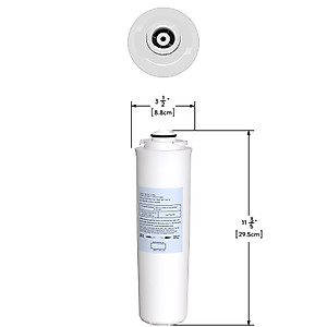 KrohneTec Filter Replacement for Elkay 51300C EWF3000 (No Chip - 3 Pack)