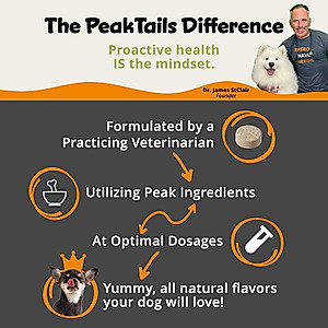 PeakTails Dermatrix, 150 Count Tablets for Dogs, Supports Healthy Skin, Shiny & Reduce Excessive Shedding, Contains MSM, Fish Oil & Omega 3 & 6 Essential Fatty Acids