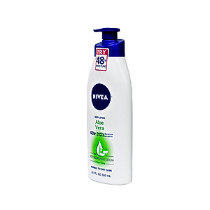 NIVEA Lotion Aloe Vera 48 Hour Pump, 16.9 Ounce