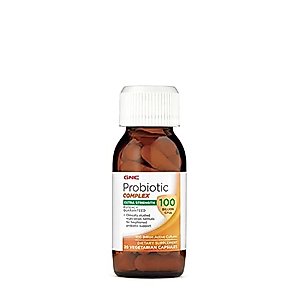 GNC Probiotic Complex Extra Strength with 100 Billion CFUs | for Heightened Probiotic Support and Digestive & Immune Support, Vegetarian | 20 Capsules