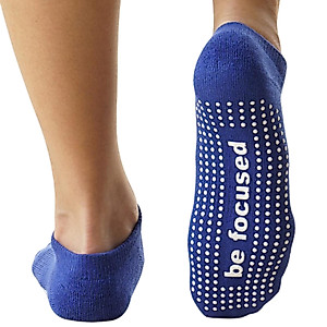 grip yoga socks for women (Be Focused) One Size