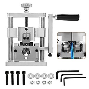 BEAMNOVA Upgraded Mini Drill Powered Hand Crank Wire Stripper Manual Wire Stripping Machine for Scrap Copper Stripping Diameter 2mm-20mm / 0.079-0.787"