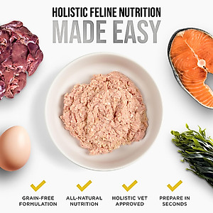 Know Better for Cats – Chicken Recipe, RAW Cat Food Premix/Supplement for Making Homemade Cat Food, All Natural, Holistic Veterinarian Approved, Grain Free, No Artificial Additives