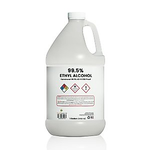 Ethyl Alcohol 99.5% Denatured 40-B 200 Proof Alcohol by Natural Cosmetic Labs | Made in The USA | Gallon - Pack of 1