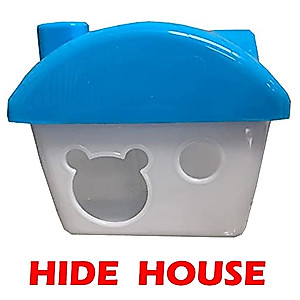 Large Clear Transparent Habitat Dwarf Syrian Hamster Rodent Gerbil Mouse Mice Critter Cage with Top Play Zone