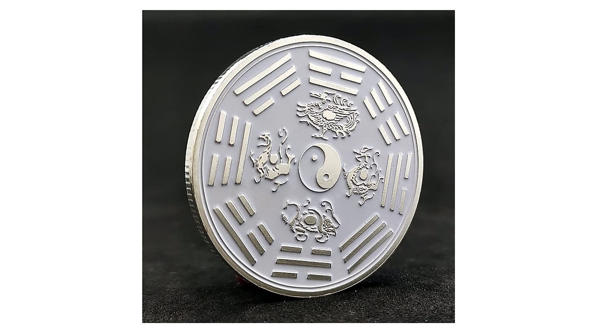 Qinglong White Tiger Xuanwu Suzaku Coin - Lucky Silver Collectible