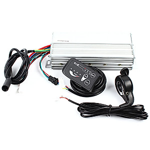 HENHAIY Electric Bicycle Front Wheel, 20 INCH E Bike Conversion Kits, 48V 1000W Brushless and Gearless Hub Bicycle with LED Motor Wheel Kit Bicycle Motor Kit for V Brake and Disc Brake