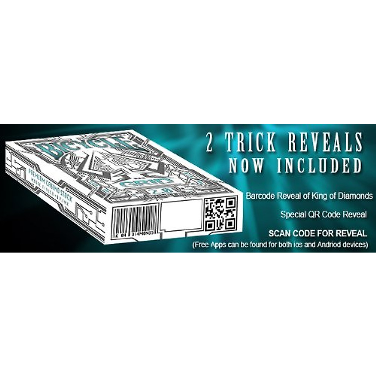 Bicycle Grid 2 Blue Playing Cards Poker Deck