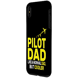 iPhone XS Max Funny Pilot Art For Dad Pilot Aviation Airplane Humor Pilot Case