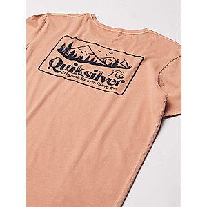 Quiksilver Men's Old Habit Short Sleeve, Henna, S