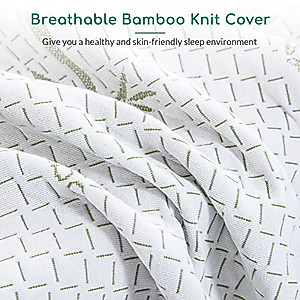 Twin Mattress, 6 Inch Memory Foam Mattress in a Box for Kids with Breathable Bamboo Cover, Medium Firm Gel Mattress for Bunk Bed, Trundle Bed, CertiPUR-US Certified, Made in USA