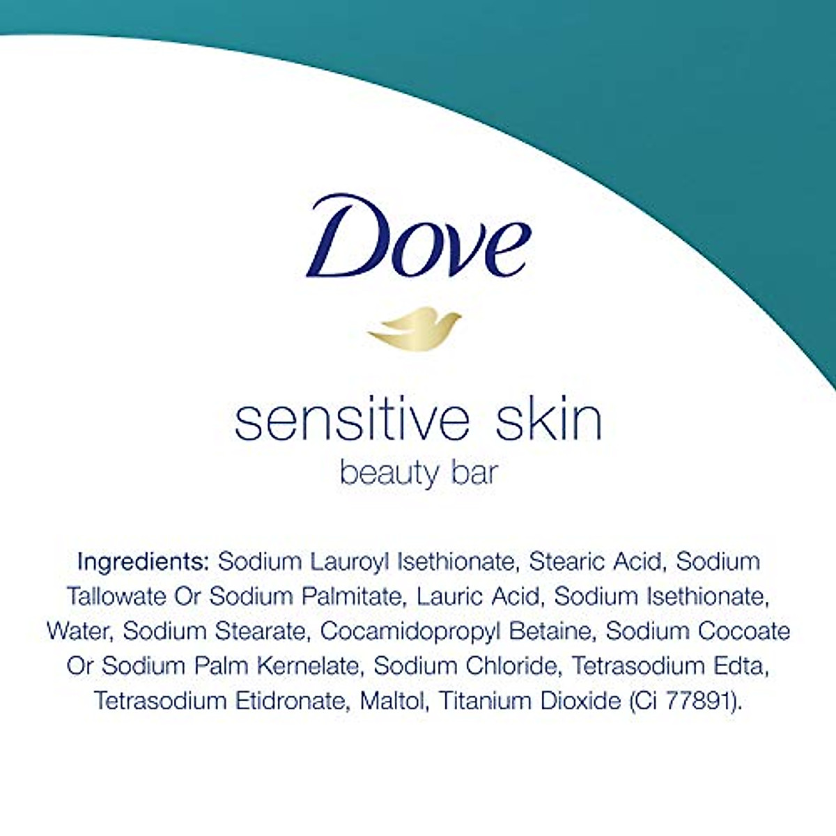 Dove Beauty Bar More Moisturizing Than Bar Soap Sensitive Skin Effectively Washes Away Bacteria, Nourishes Your Skin 3.75 oz 10 Bars