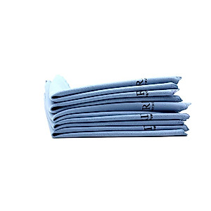 Mowind 5pcs Microfiber Polishing Cleaning Cloth for Musical Instrument Guitar Piano Violin Sax Clarinet Flute Universal