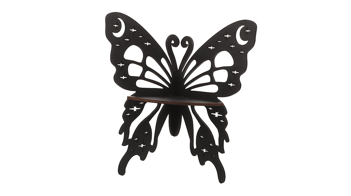Stylish BIUDECO Butterfly Corner Shelf - Transform Your Space