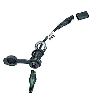 OptiMATE CABLE, O-40s, Weatherproof Bulkhead / Panel Mount SAE Power Point