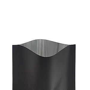 QQ Studio Matte Food-Safe Foil Heat Sealing SlickSeal™ Pouches for Confections and Candy (200 Black, 2.25" x 3.5")