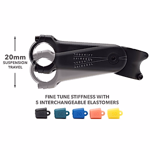 REDSHIFT ShockStop Bike Suspension Stem, Bicycle Shock-Absorbing Bike Handlebar Stem for Road, Gravel, Hybrid, and E-Bikes