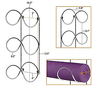 Wallniture Boto Bathroom Towel Rack Wall Mounted Bathroom Organizer, Bath Towel & Hand Towel Holder, 3 Sectional Bathroom Storage Rack Chrome Round Shape