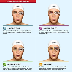 Speedo Unisex-Adult Swim Goggles Optical Vanquisher 2.0