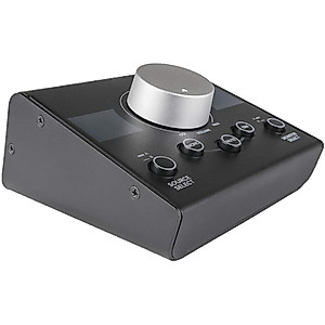 KRK ROKIT 5 G4 5" 2-Way Studio Monitor (Pair) Bundle with Mackie Big Knob Monitor Controller, 2x Pads 2x TRS-XLR Cable