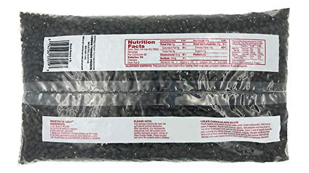 FARAON Black Beans - Premium Quality 4 Pound Pack
