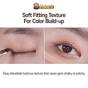 ETUDE Play Color Eyes #Cookie Chips | 9 Shade Eyeshadow Palette With Daily Brown & Sparkly Glitter Colors | Easy- Blendable Daily Eye Palette | K-beauty
