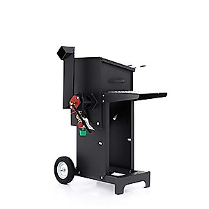 R & V Works Cajun Fryer 4 Gallon Propane Gas Deep Fryer with Stand and 2 Baskets