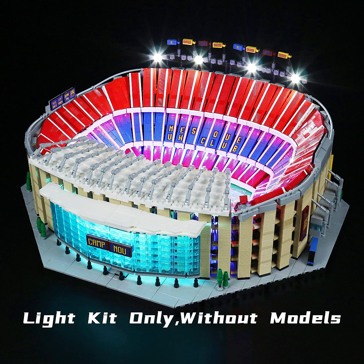 Bourvill LED Lights Kit for Lego Titanic 10294 - Lights Set Compatible with Lego 10294 Building Blocks - Upgraded version (Lights Kit without Model)