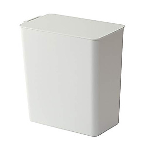 shlutesoy Mini Solid Color Desktop Dustbin Trash Can Kitchen Worktop Rubbish Holder Bin