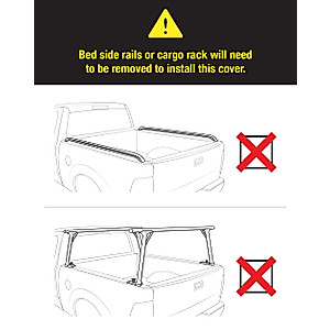 MaxMate Soft Roll-up Truck Bed Tonneau Cover Compatible with 1988-2006 Chevy Silverado GMC Sierra 1500 2500 3500HD; 2007 Classic | Fleetside 6'6" (78") Bed | TCC169009