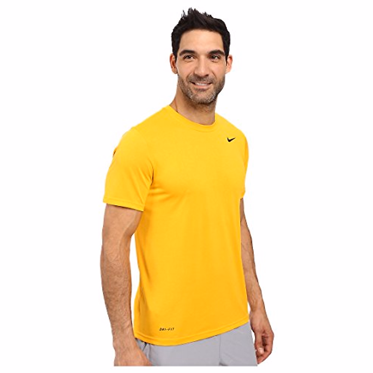 NIKE Men's Dry Legend 2 Tee, University Gold/Black/Black, Medium