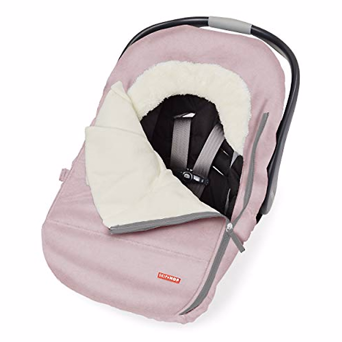 Skip Hop Winter Car Seat Cover, Stroll & Go, Pink Heather